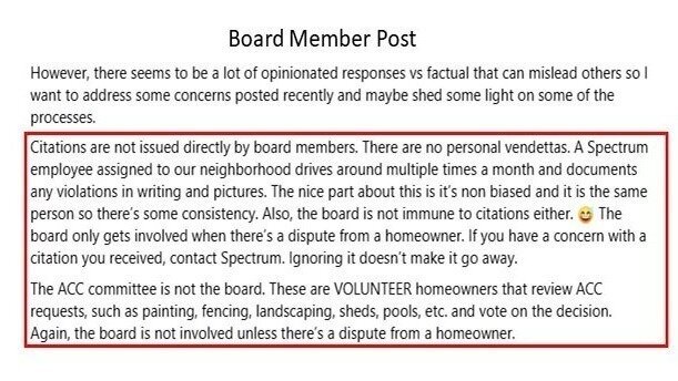 Petition update · Recent Riata Website Post from a Board Member ...