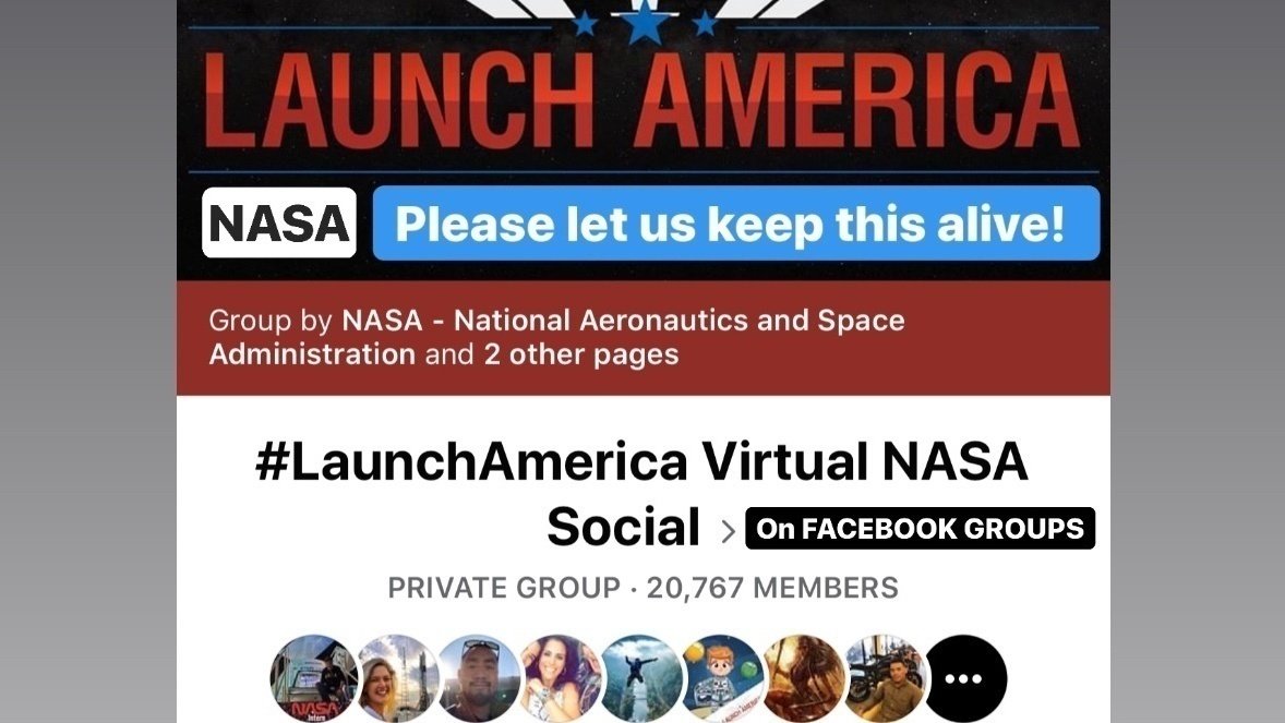 Petition · I want to keep the #LaunchAmerica Virtual NASA Social ...
