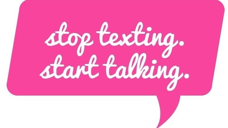 Petition · Stop texting. Start talking. · Change.org