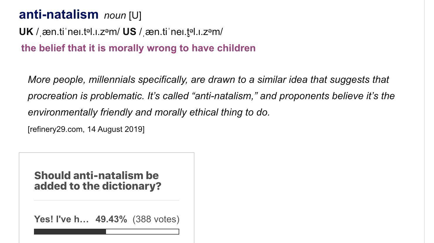 Petition update · VOTE! Cambridge University Press Whats to Add 'Anti ...