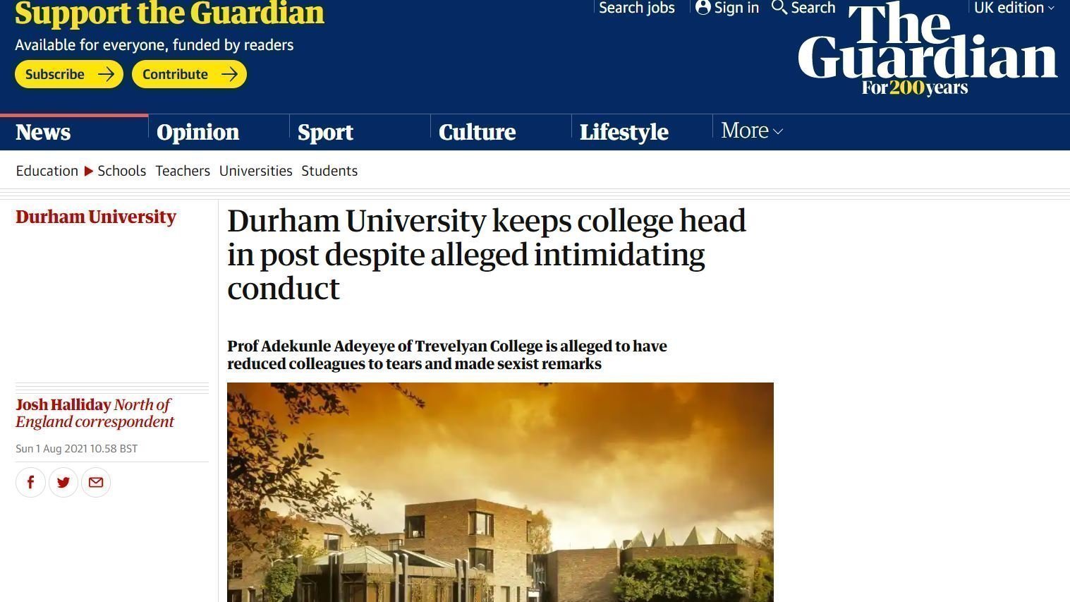 Petition · Sack Professor Adeyeye and Launch Bullying Review - United ...