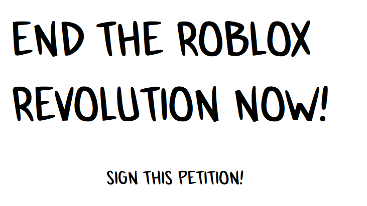 Petition · Stop Roblox from being the next "big thing" - United Kingdom ...