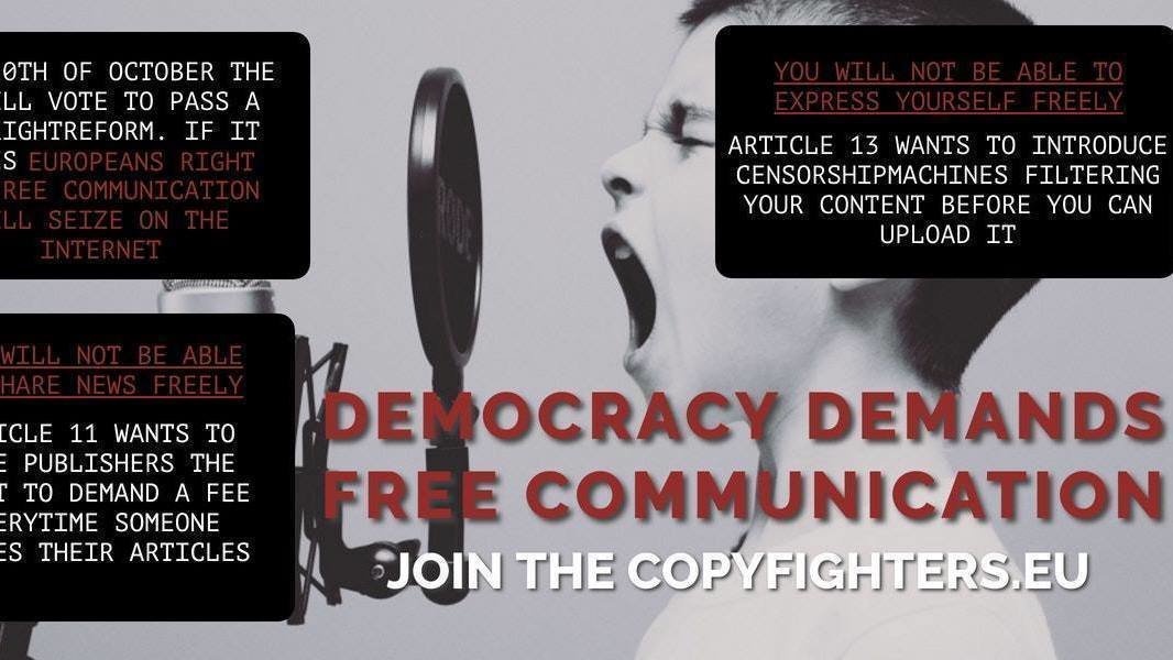 Petition · Save the internet; reject article 13 and 11 - Sweden ...