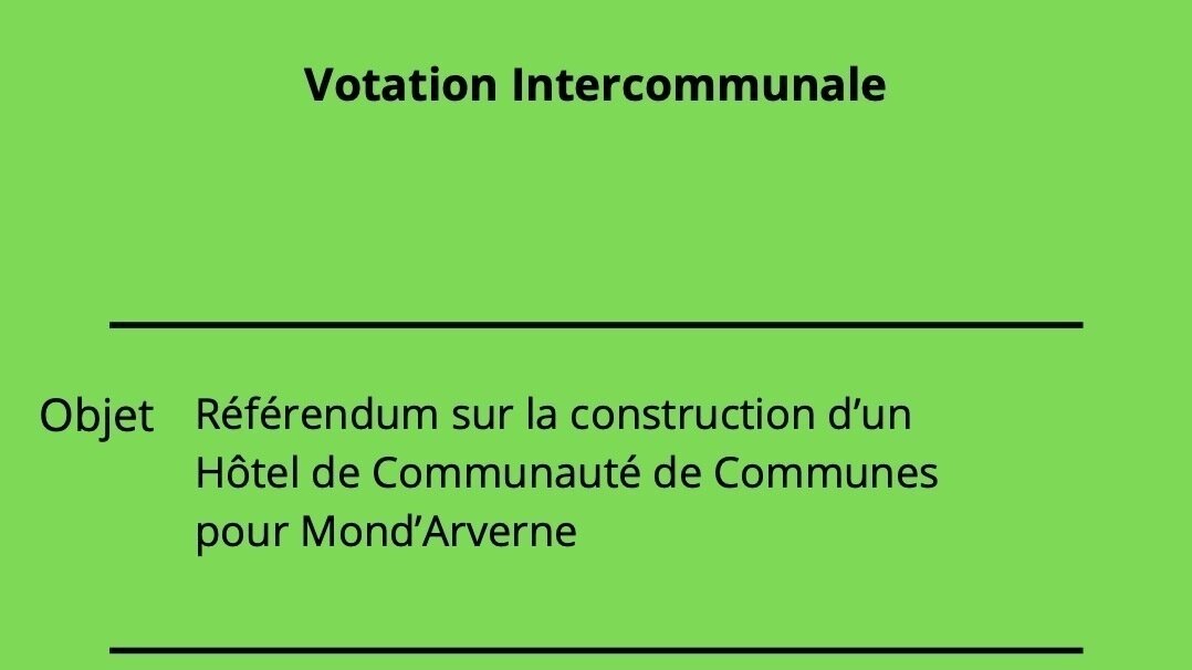 Pétition · Pour un référendum sur un hôtel de communautés de communes à ...