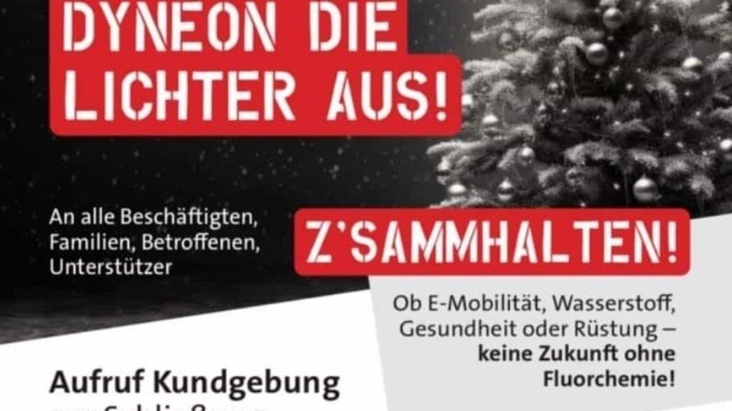 Petition · Fordern Sie die Fortsetzung von Dyneon in Burgkirchen ...