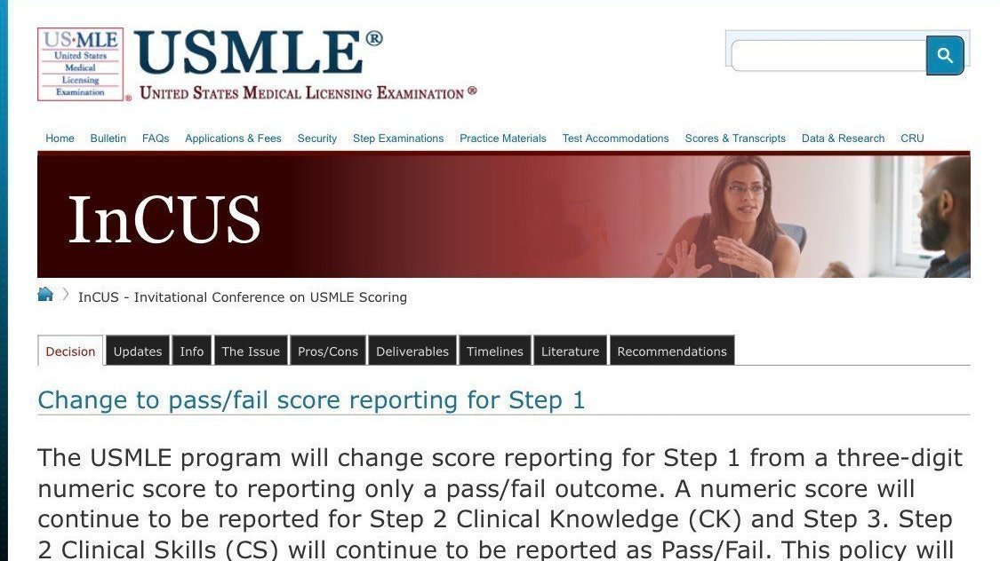 Petition · Stop the USMLE from having Step 1 scores become pass/fail ...