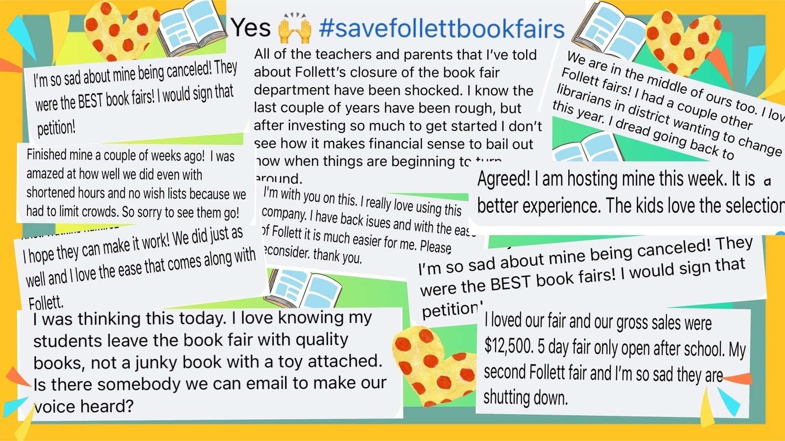 Petition · Save Follett Book Fairs! - United States · Change.org