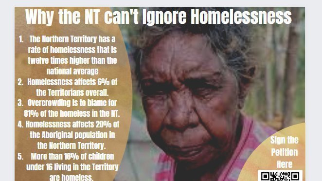 Petition · Why the NT can't Ignore Homelessness - Australia · Change.org