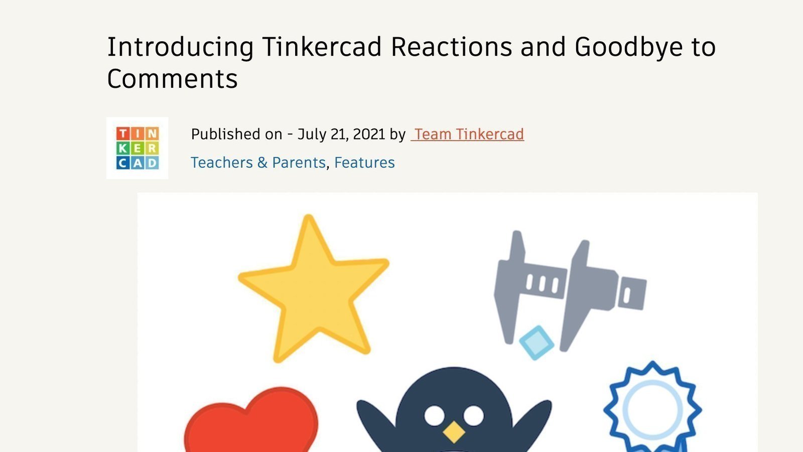 Petition · Put back the comments feature on Tinkercad! - United States ...