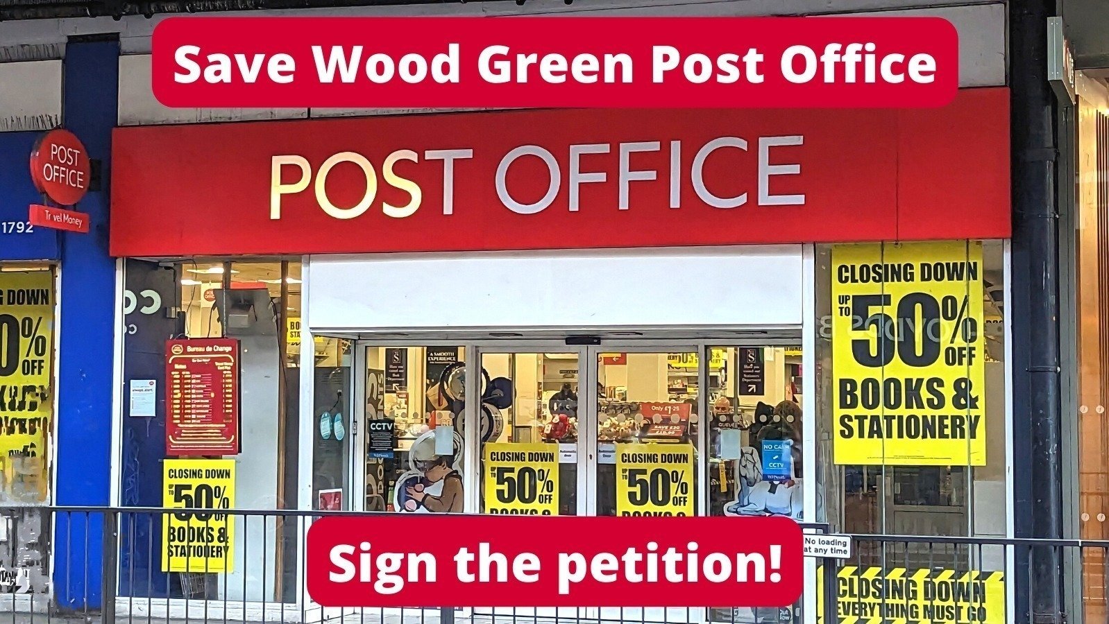 Petition SAVE WOOD GREEN POST OFFICE United Kingdom Change Petition SAVE WOOD GREEN POST OFFICE United Kingdom Change