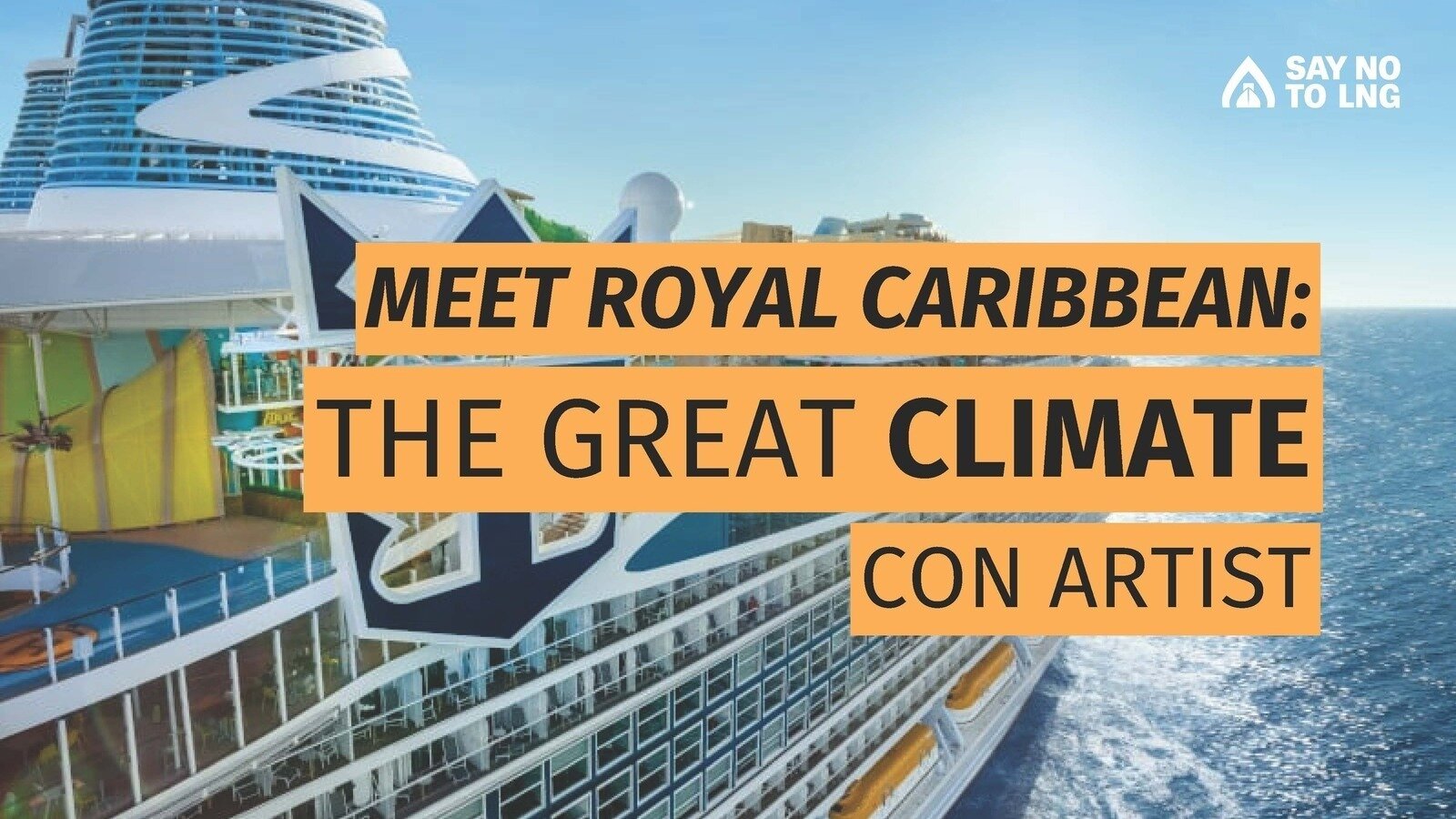 Petition · Stop Royal Caribbean's misleading cruise claims that LNG ...