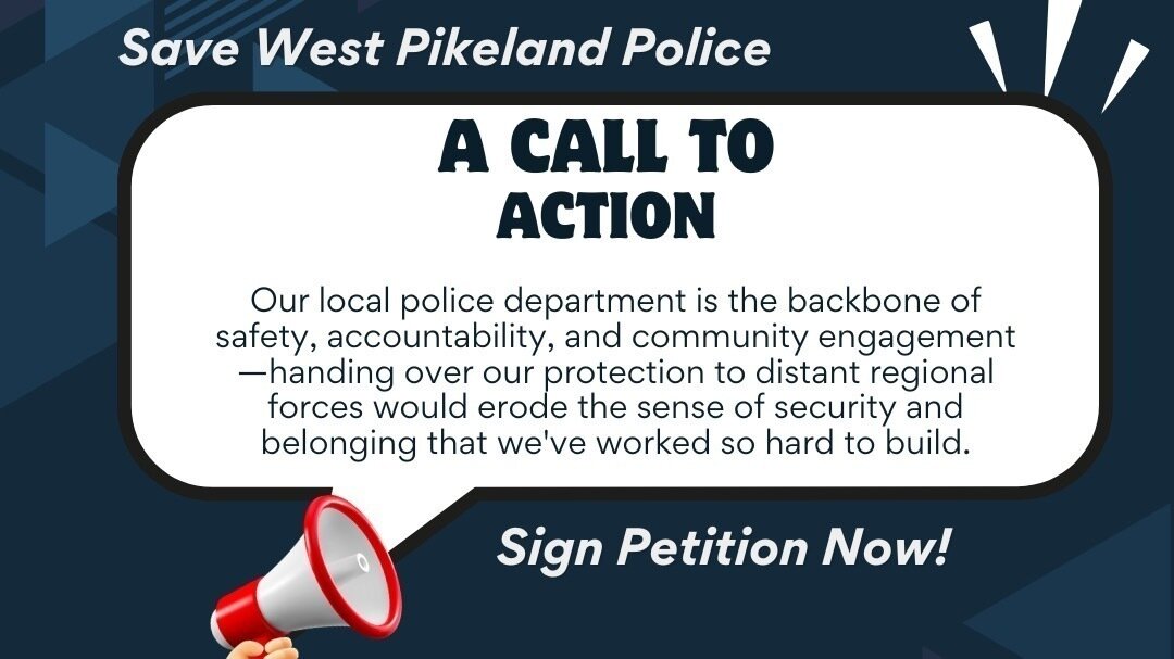 Petition · Save West Pikeland Police Department - Chester Springs ...