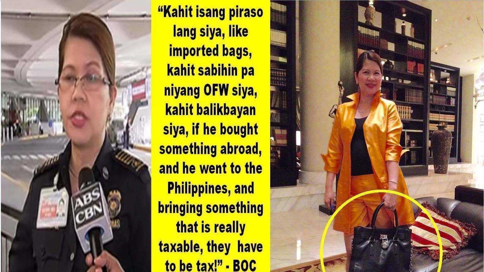 Petition · Philippines BOC Chief Alberto Lina, BOC Officer Belinda ...