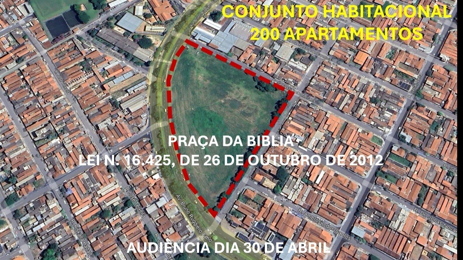 Abaixo-assinado · Diga NÃO a construção do CONJUNTO HABITACIONAL ...