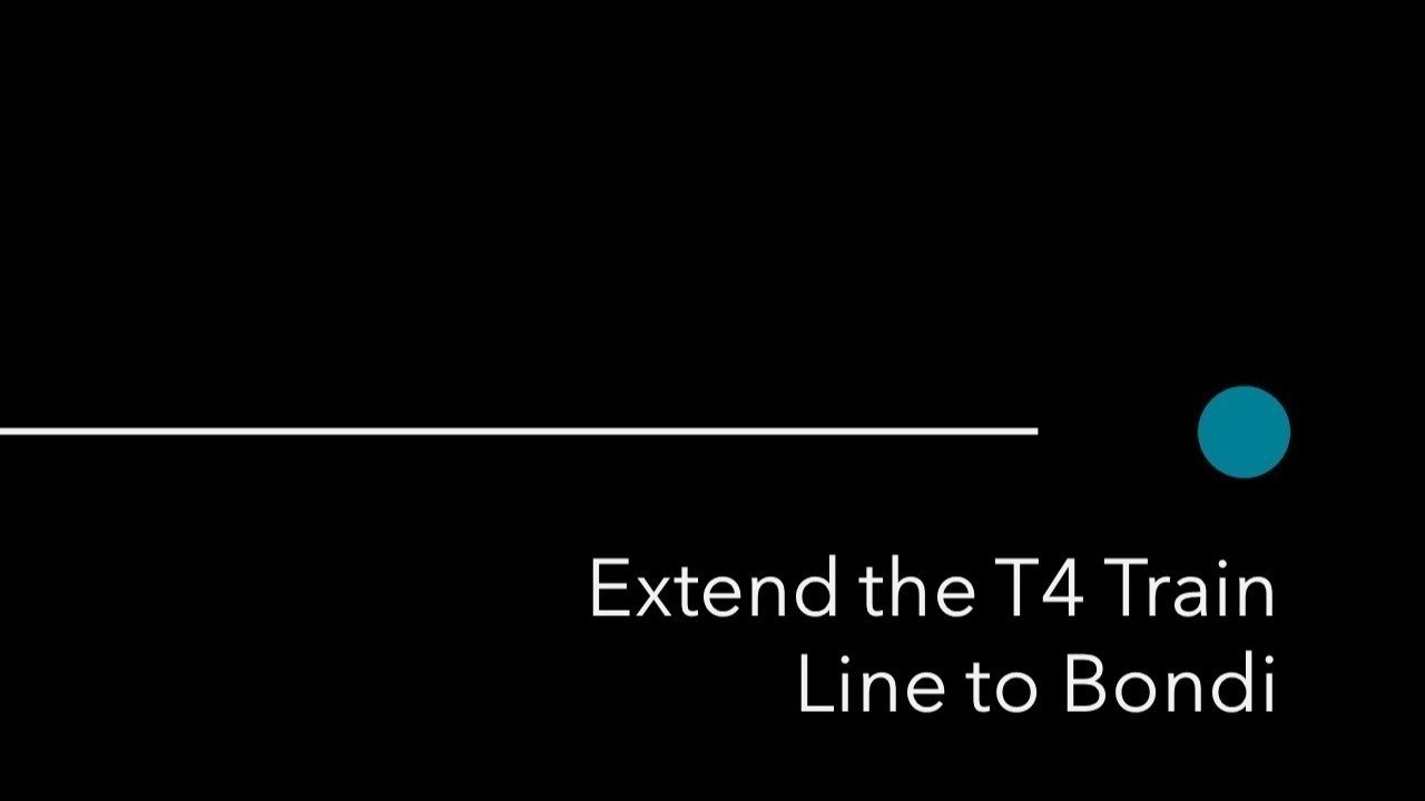 Petition · Train line be constructed from Bondi Junction close to Bondi ...