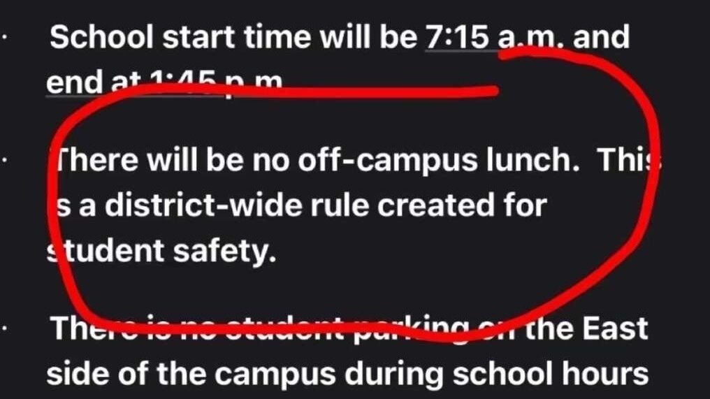Petition · Bring back Off-campus lunch. - Jacksonville Beach, United ...