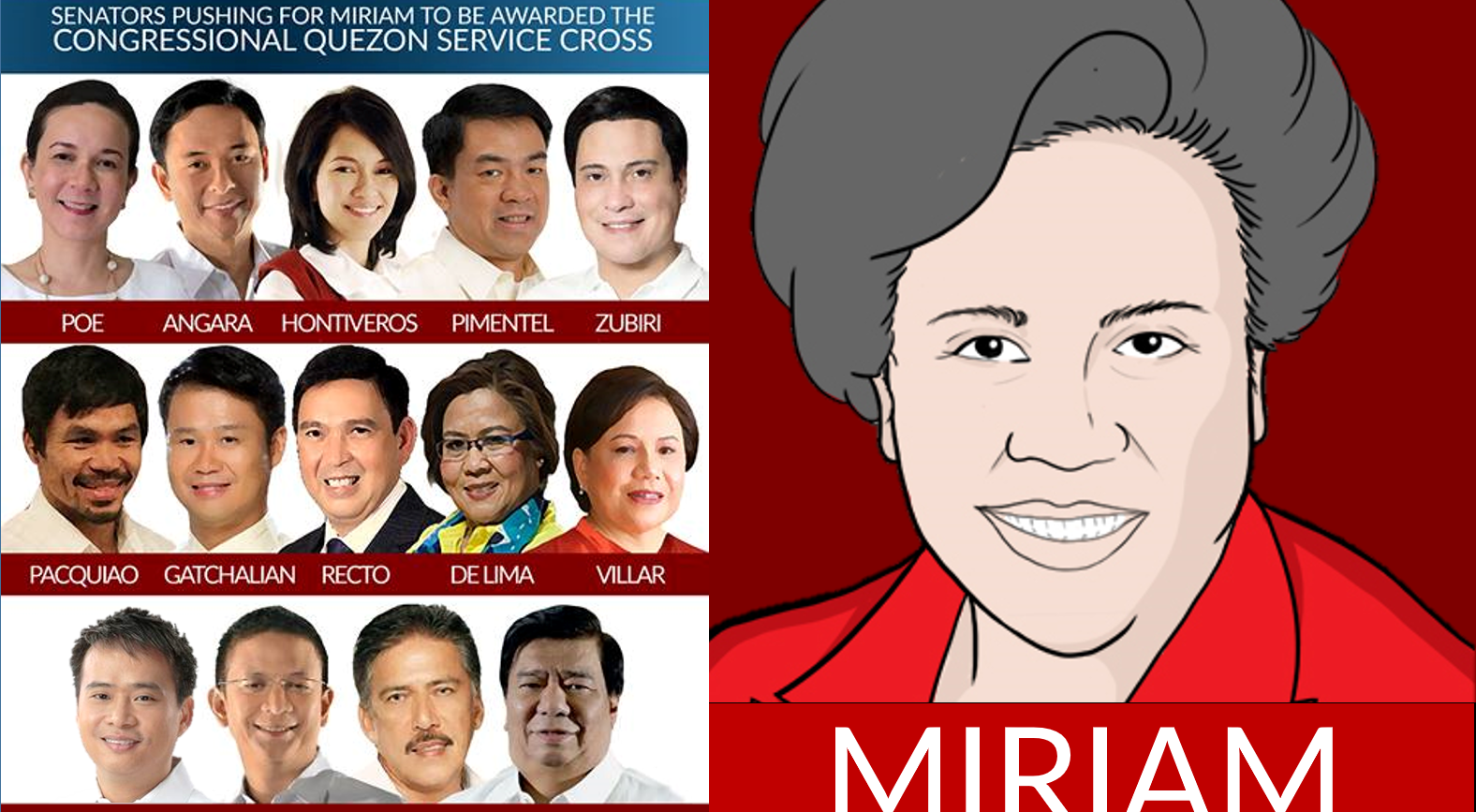 Petition update · Majority of Senators urge Duterte to nominate Miriam ...
