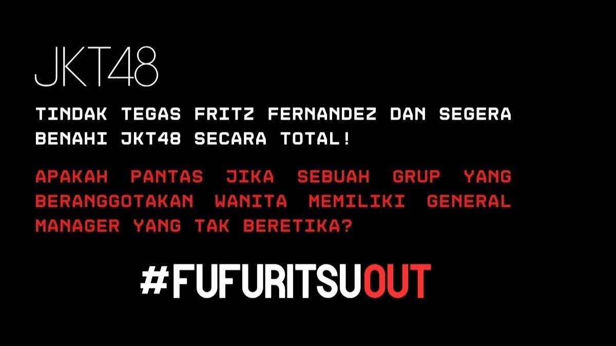 Petisi · Tindak Tegas Fritz Fernandez dan Benahi JKT48 Secara Total ...