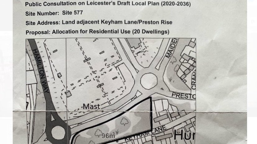 Petition · Save our green space! Site 577 keyham lane - Leicester ...