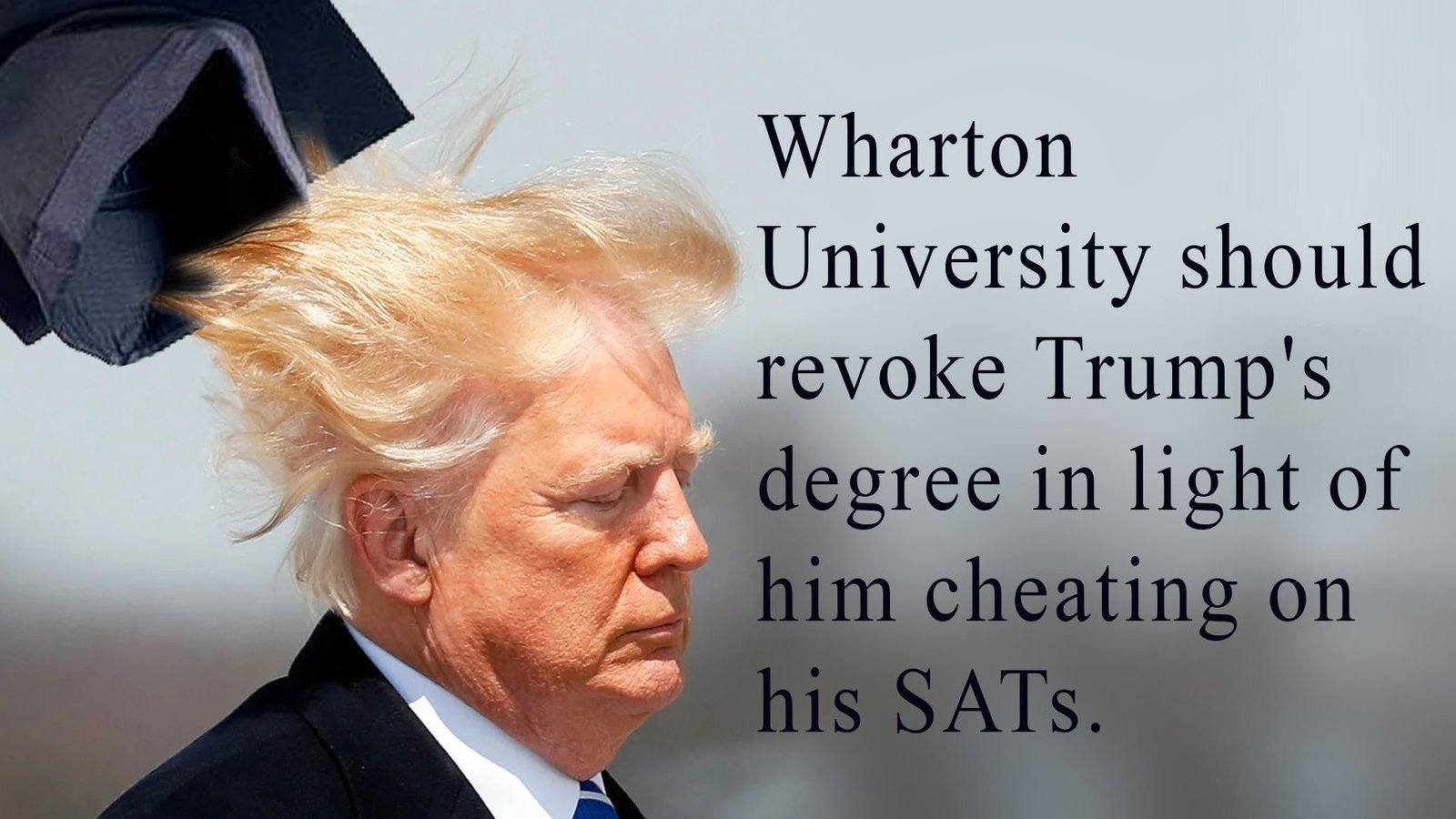 Petition · Wharton University should revoke Trump's degree in light of ...