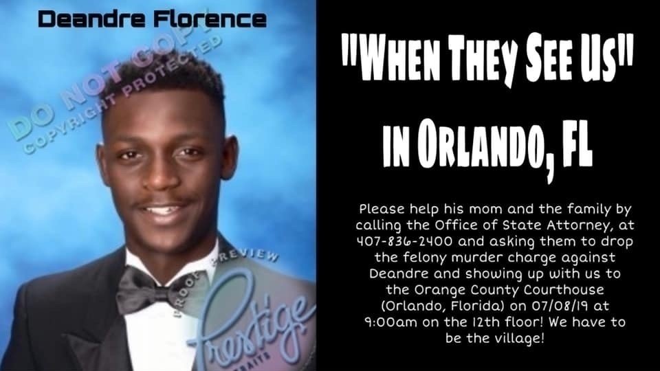 Petition · Drop the felony murder charge against Deandre Florence ...
