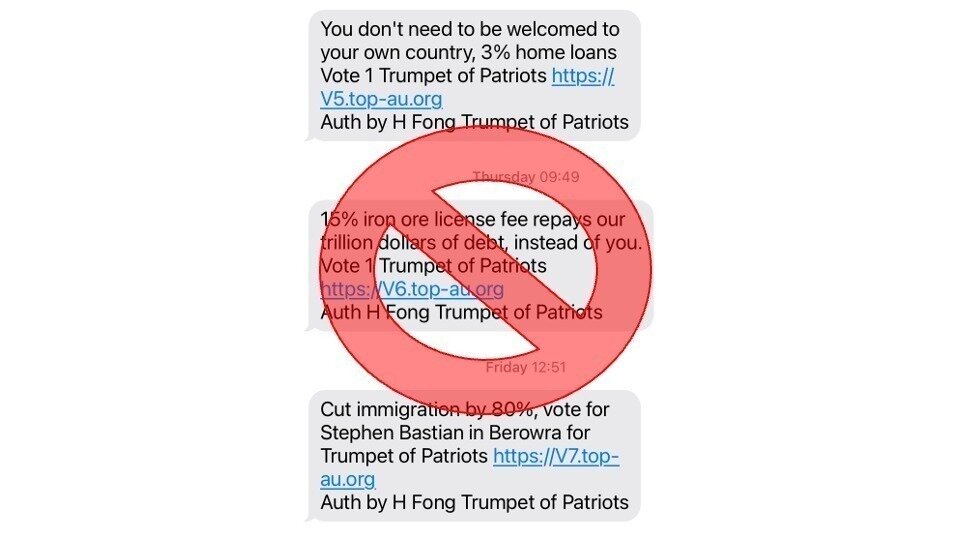 Petition · Stop intrusive political texts during election campaigns ...