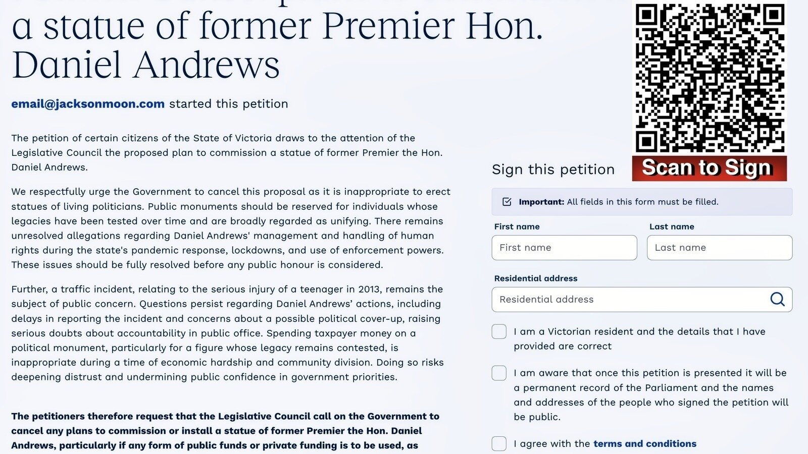 Petition update · MAJOR ANNOUNCEMENT - Official Parliamentary e ...