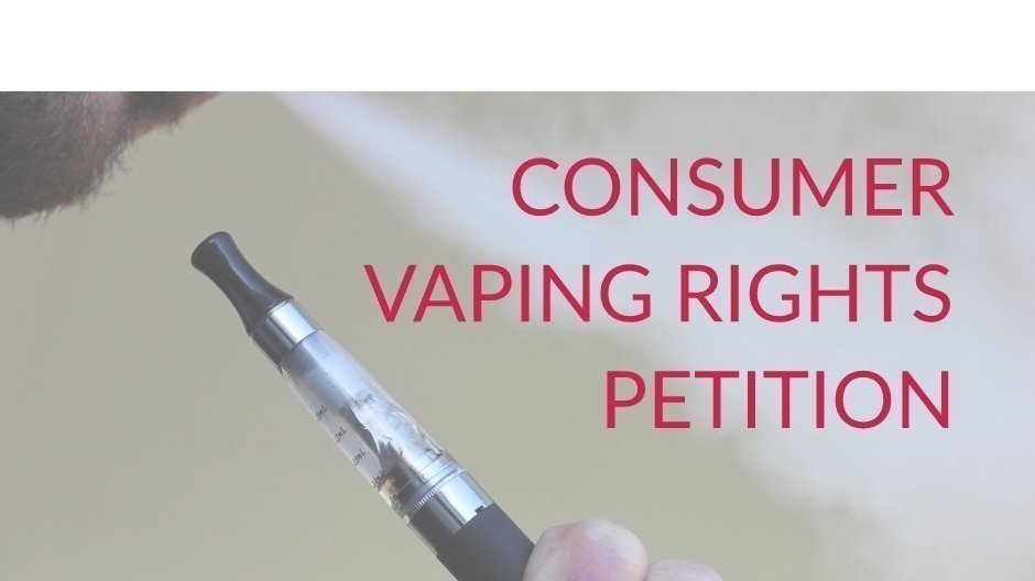 Petition · Consumer's Right to Choose Vaping Products - Reverse ALL ...