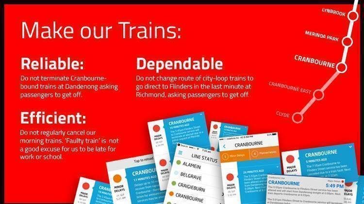 Petition · Immediate improvement and extension of the Cranbourne train ...