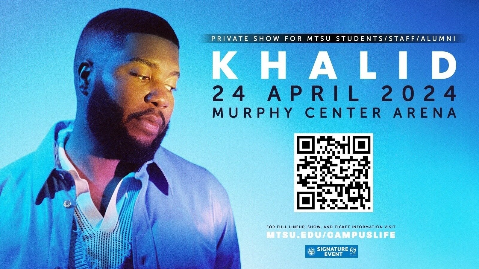 Petition · Have Khalid sing his verse from 1-800-273-8355 at MTSU ...