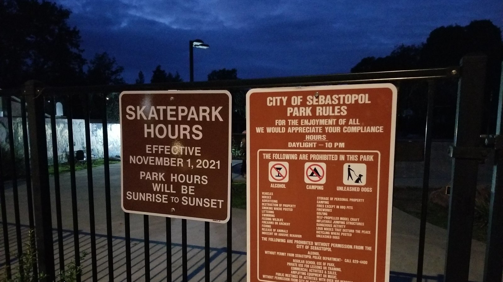 Petition · Turn Sebastopol's Park Lights Back On! - Sebastopol, United ...