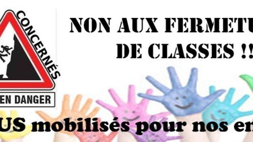 Pétition · Non à la fermeture d’une classe au sein de l’Ecole ...