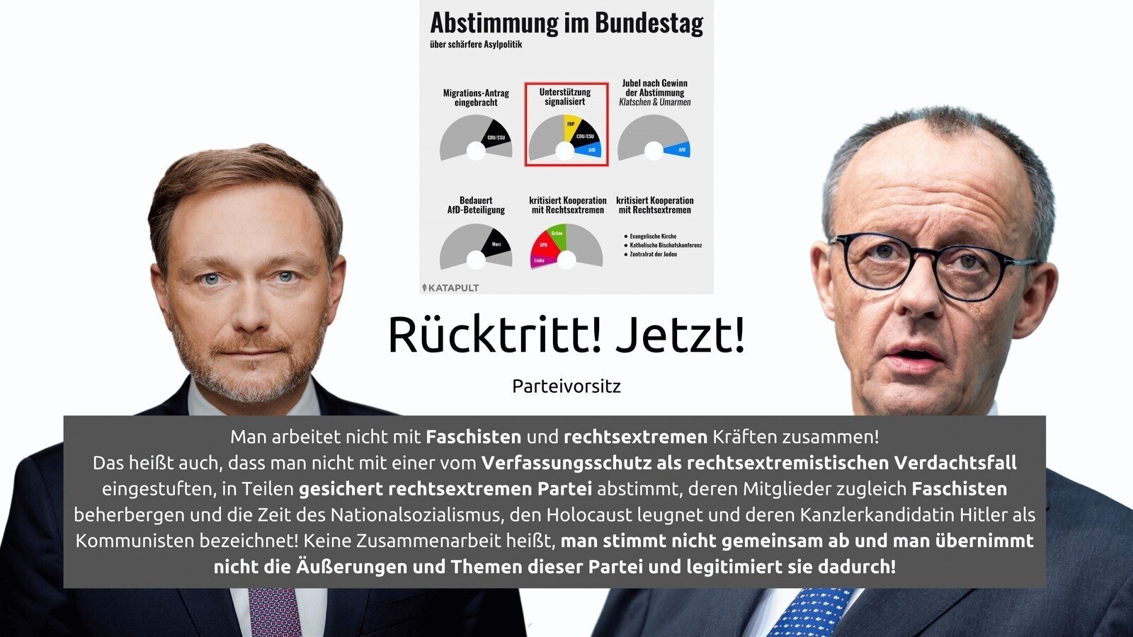 Petition · Nach Abstimmung mit AfD: Rücktritt von Friedrich Merz (CDU ...