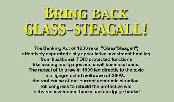 Petition · Reinstate GLASS-STEAGALL - United States · Change.org