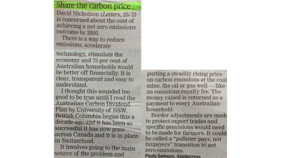 Petition update · The West Australian's Letter to the Editor re ...