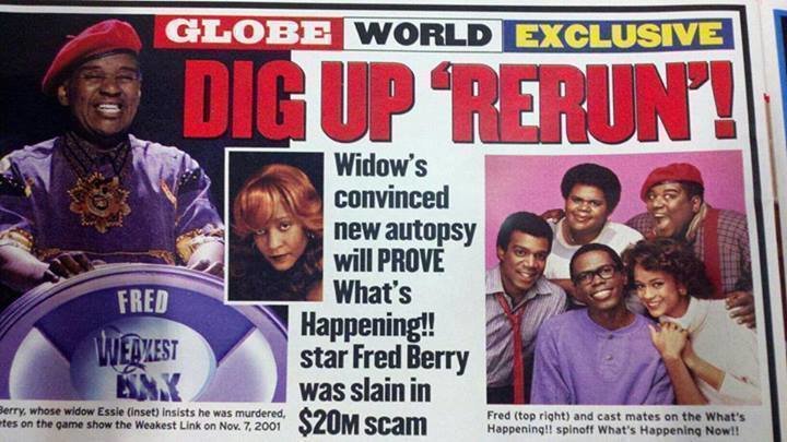 Petition · 1970's SITCOM WHAT's HAPPENING STAR FRED (RERUN ) BERRY ...