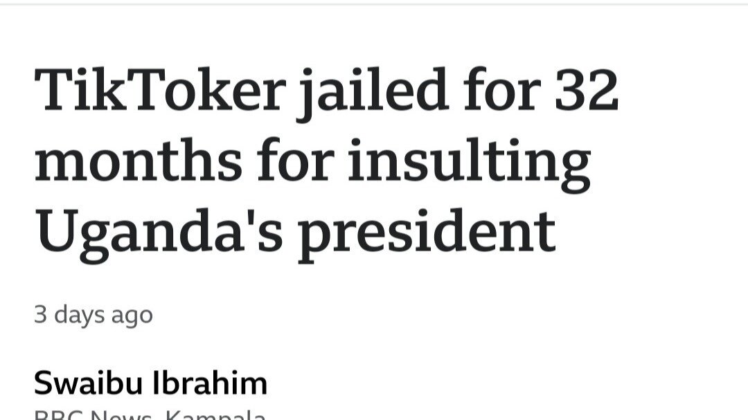 Petition · Free Ugandan TikToker Jailed for THREE YEARS for "Insulting ...