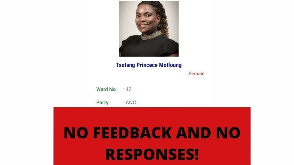 Petition · Improve service delivery in ward 42 with an efficient ...