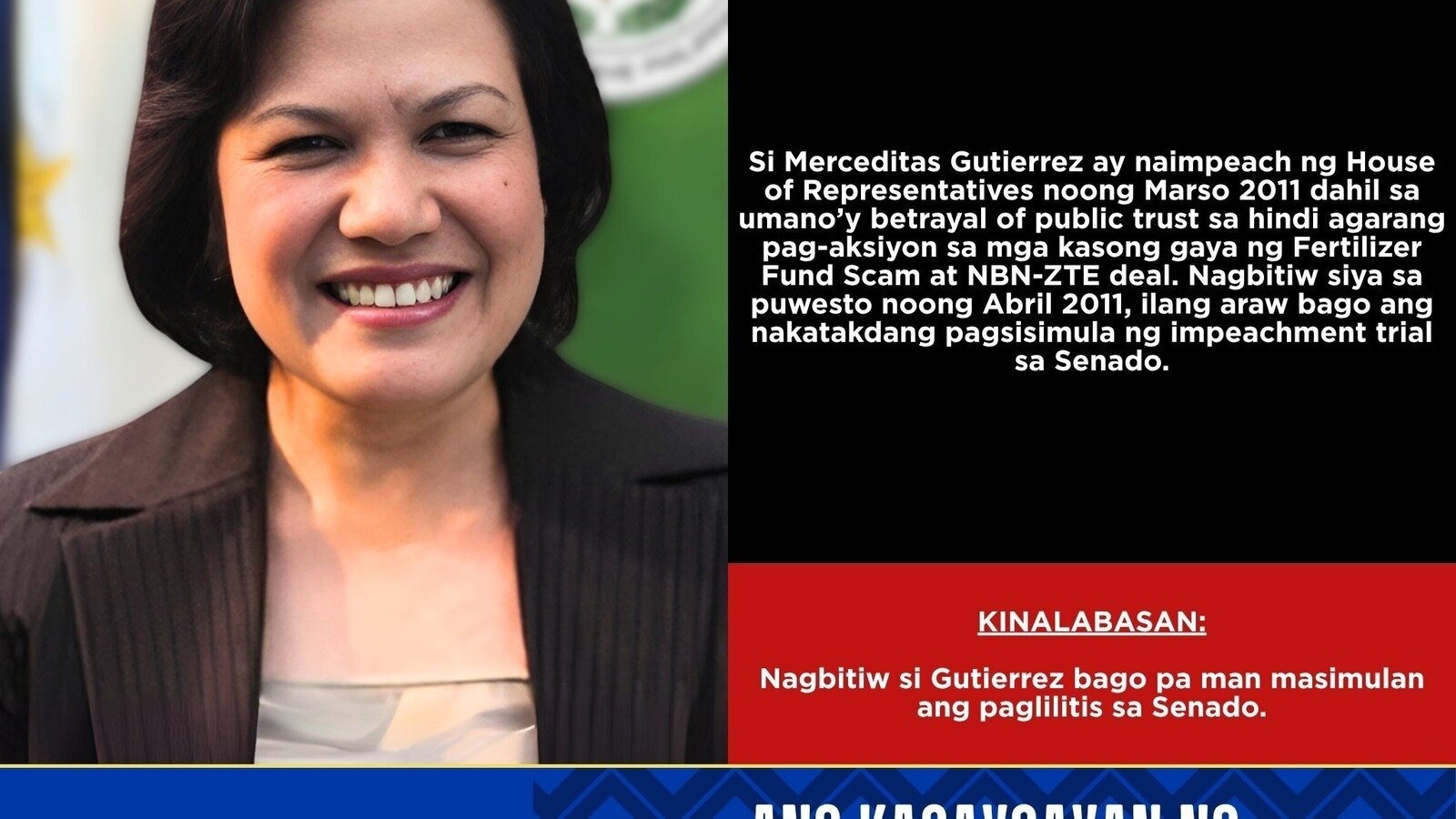 Petition · Tutulan si Merceditas Gutierrez bilang Pinuno ng Senior ...