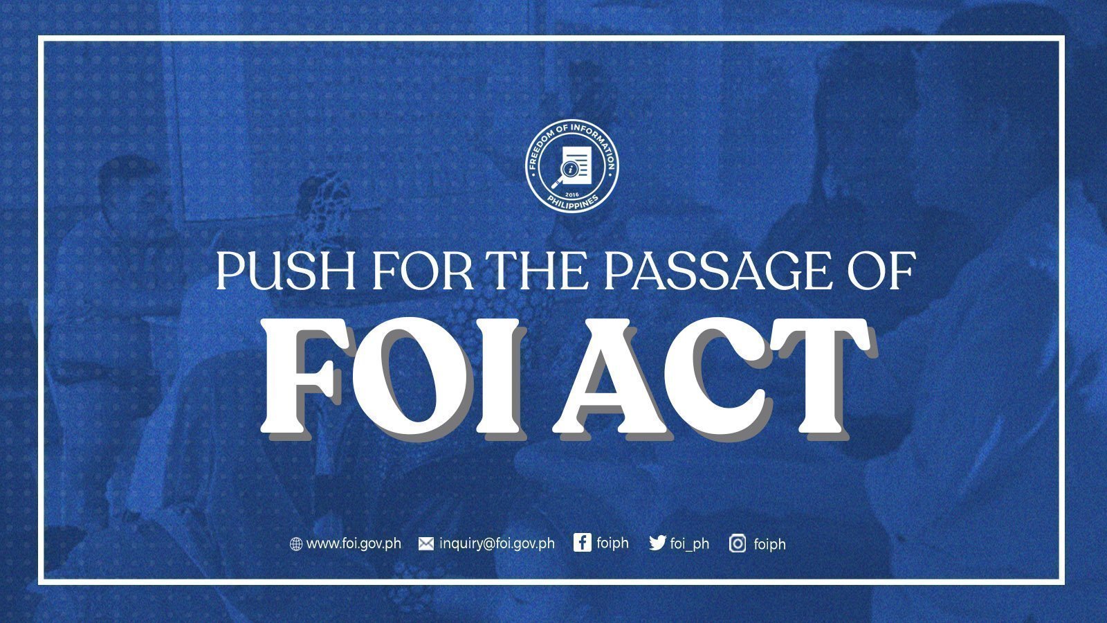 Petition · Pass the Freedom of Information Act - Philippines · Change.org