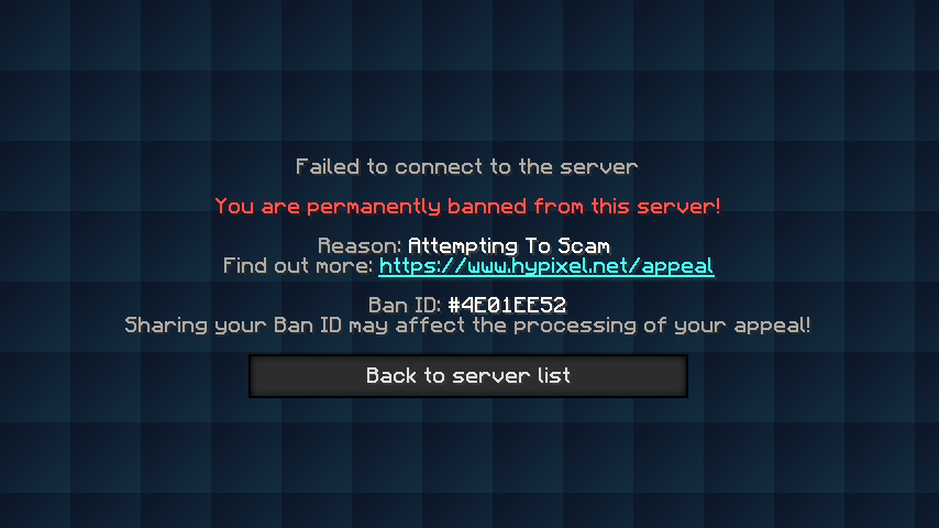 Petition · Stop Hypixel From Banning Us Without Any Proof or Evidence ...