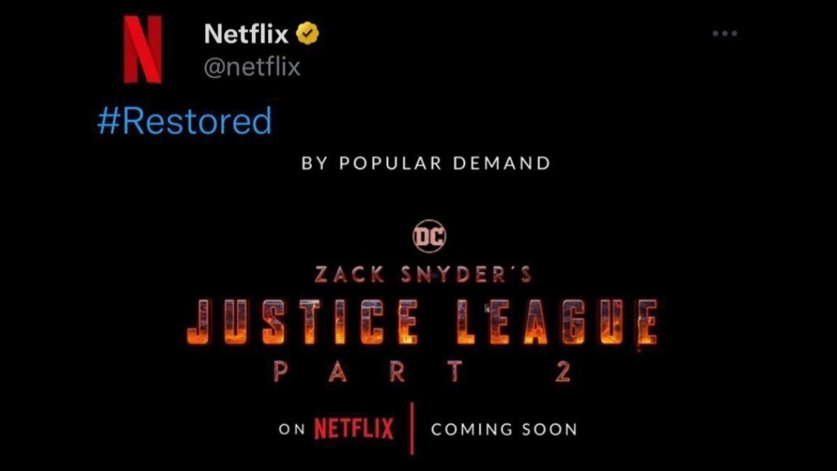 Petition · SNYDERVERSE goes to NETFLIX - Canada · Change.org
