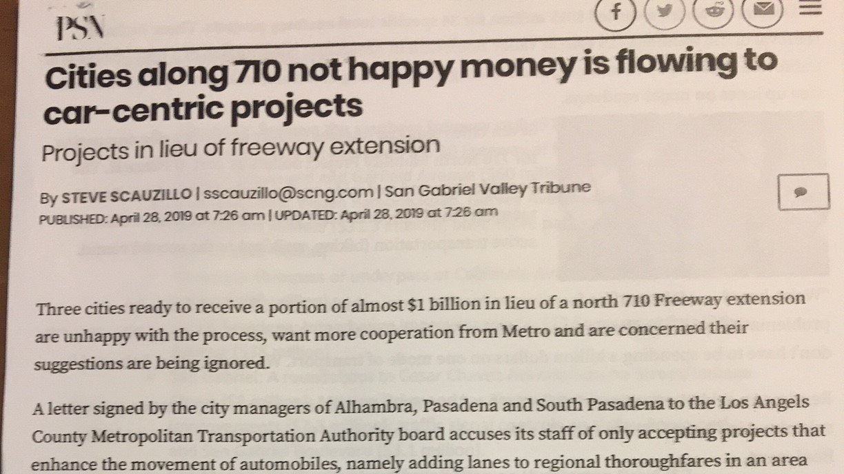Petition · SAN MARINO REJECTS 710 FREEWAY PLAN - San Marino, United ...