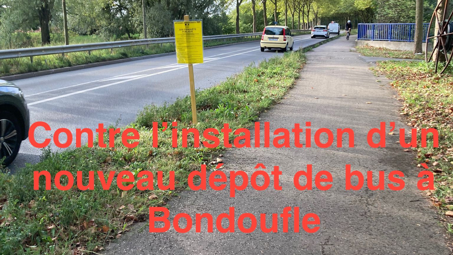 Petition · Non au nouveau dépôt de bus à Bondoufle - France · Change.org