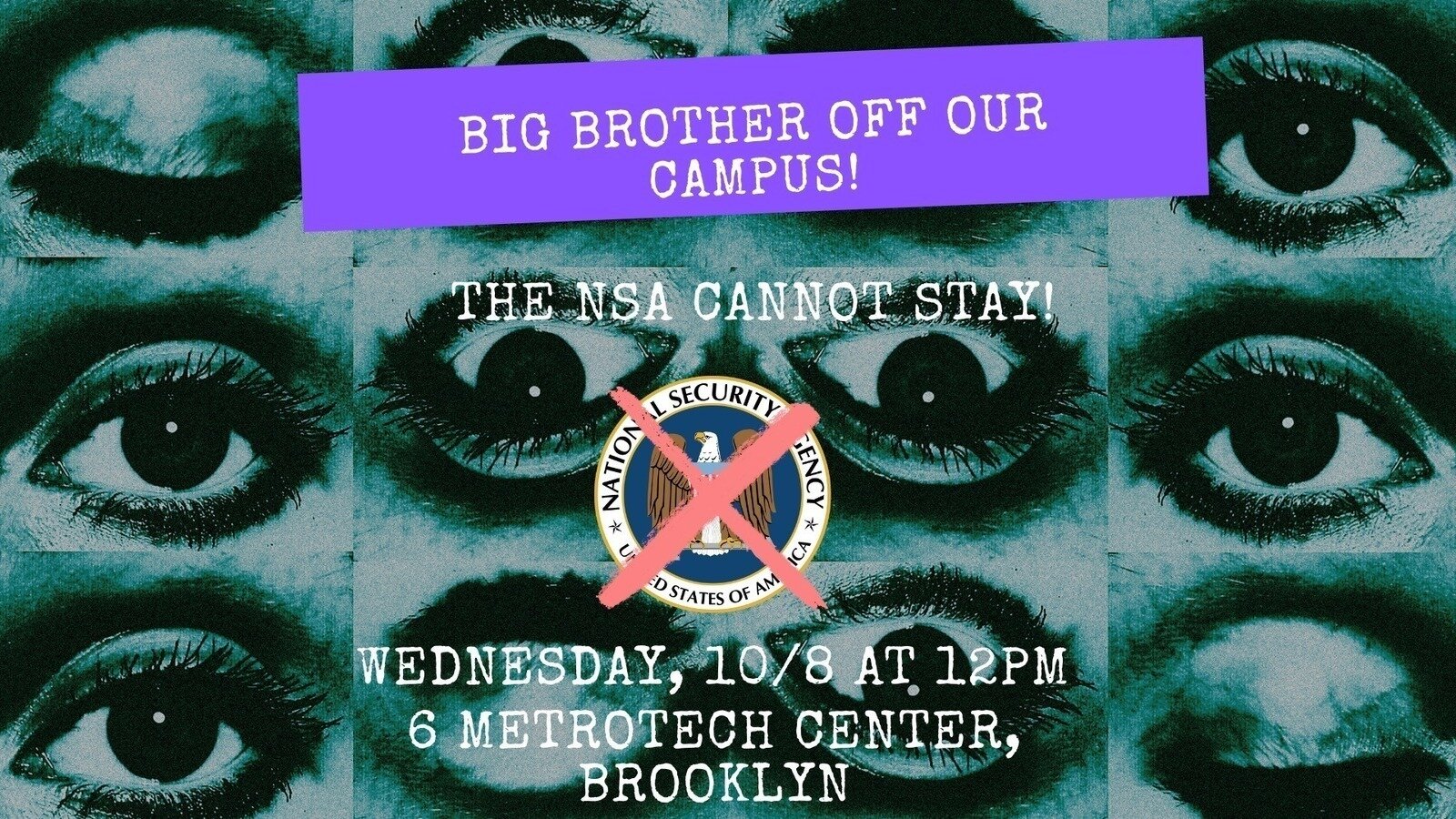 Petition · Demand NYU Exclude the NSA from Tandon Career Fair! Big ...