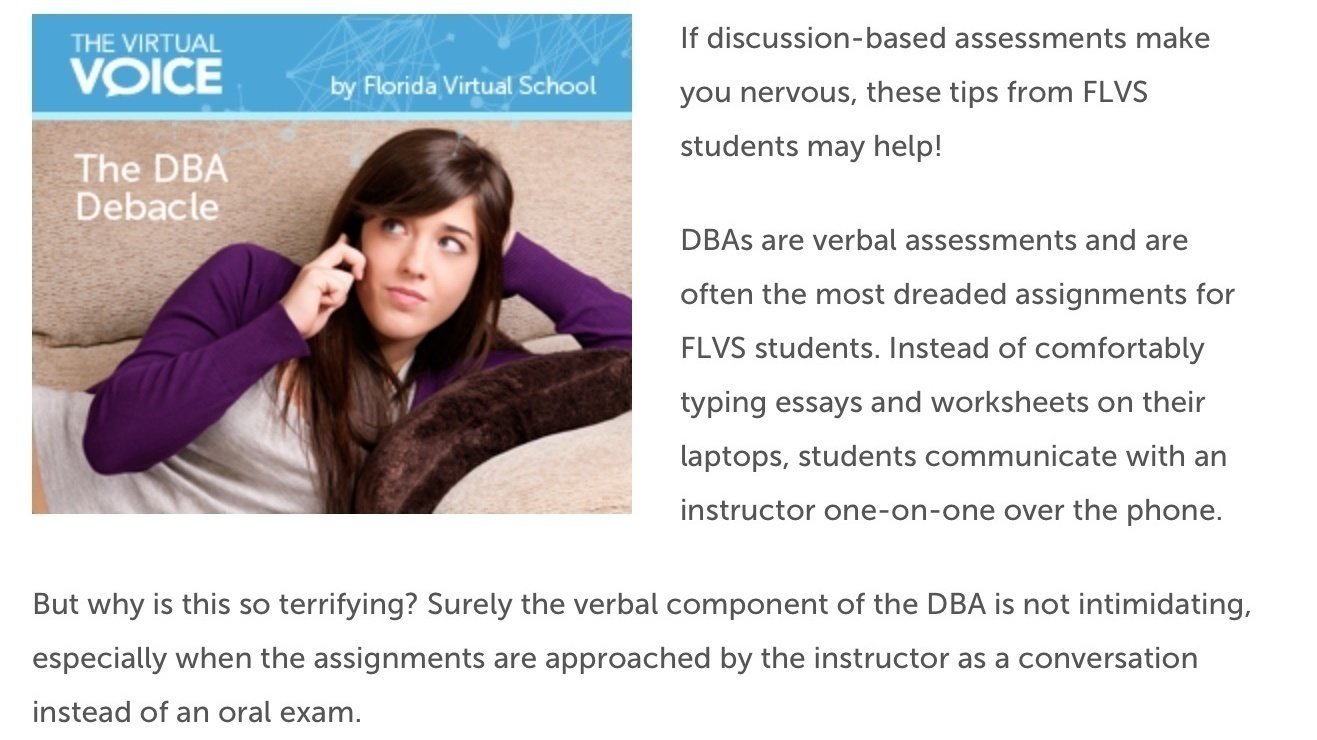 Petition · Make FLVS DBAs optional for everyone. - United States ...
