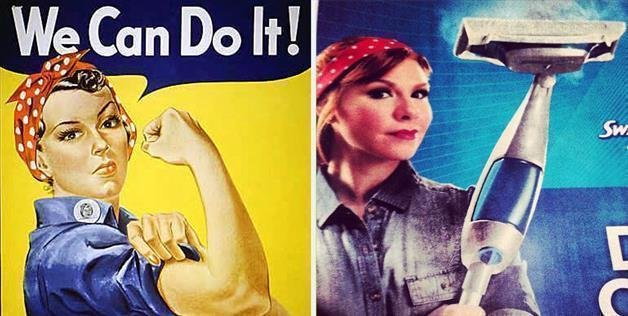 Petition · Swiffer : Stop using Rosie the Riveter in cleaning ads ...
