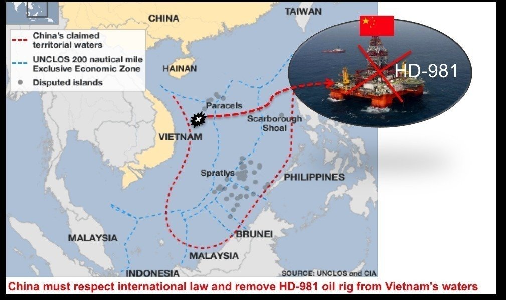 Petition · China Must Respect International Law and Remove HD-981 Oil ...