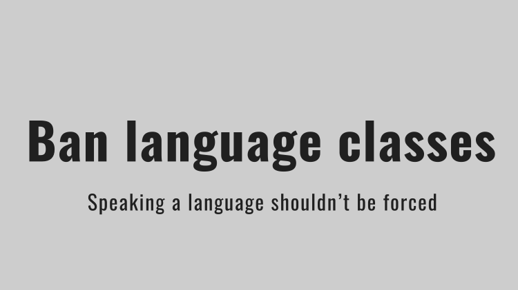 Petition · Ban language classes as a graduation requirement - United ...