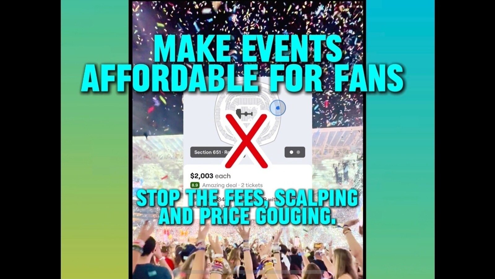 Petition · Stop price gouging & massive fees & markups on event tickets ...